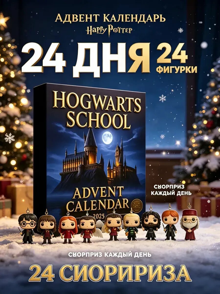 Адвент-календарь Pusheen с брелоками 24 сюрприза