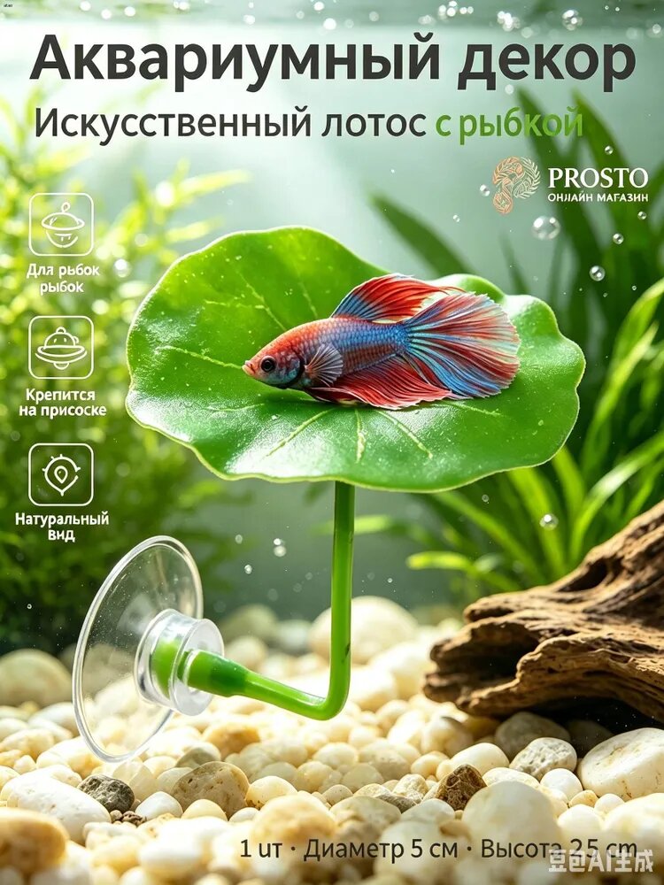 Искусственные листья для аквариума, плавающая кровать для петушков, лист для нереста и укрытия