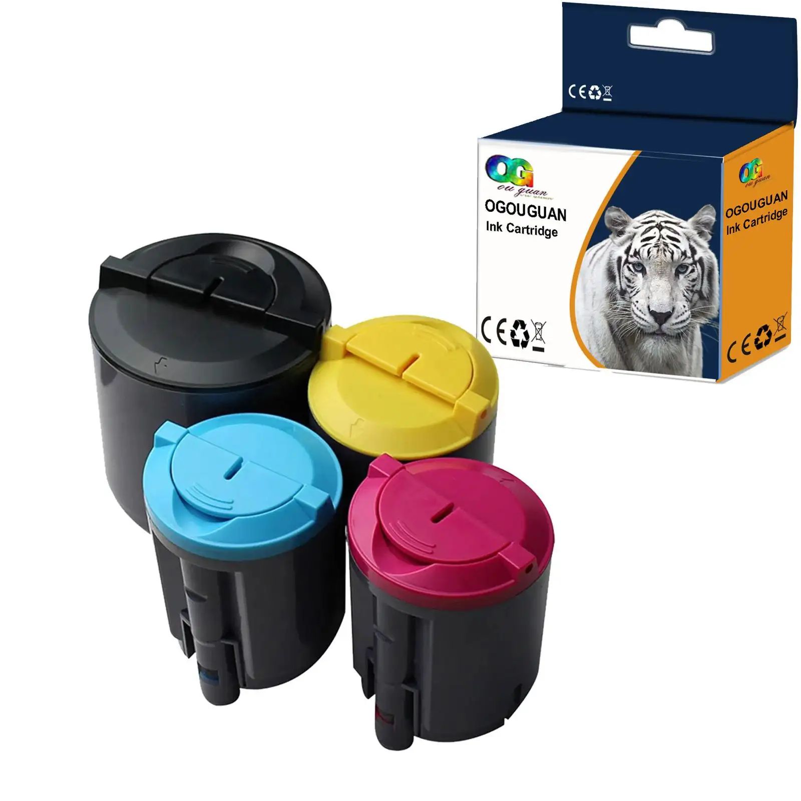OGOUGUAN Расходник для печати, совместимый, Набор CMYK, 4 шт