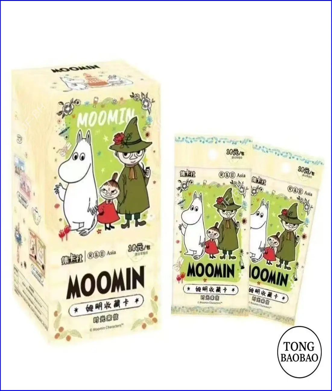 Коллекционные карты Moomin / Moomin Collection Cards 1 коробка (10 пакетов, по 3 карты)