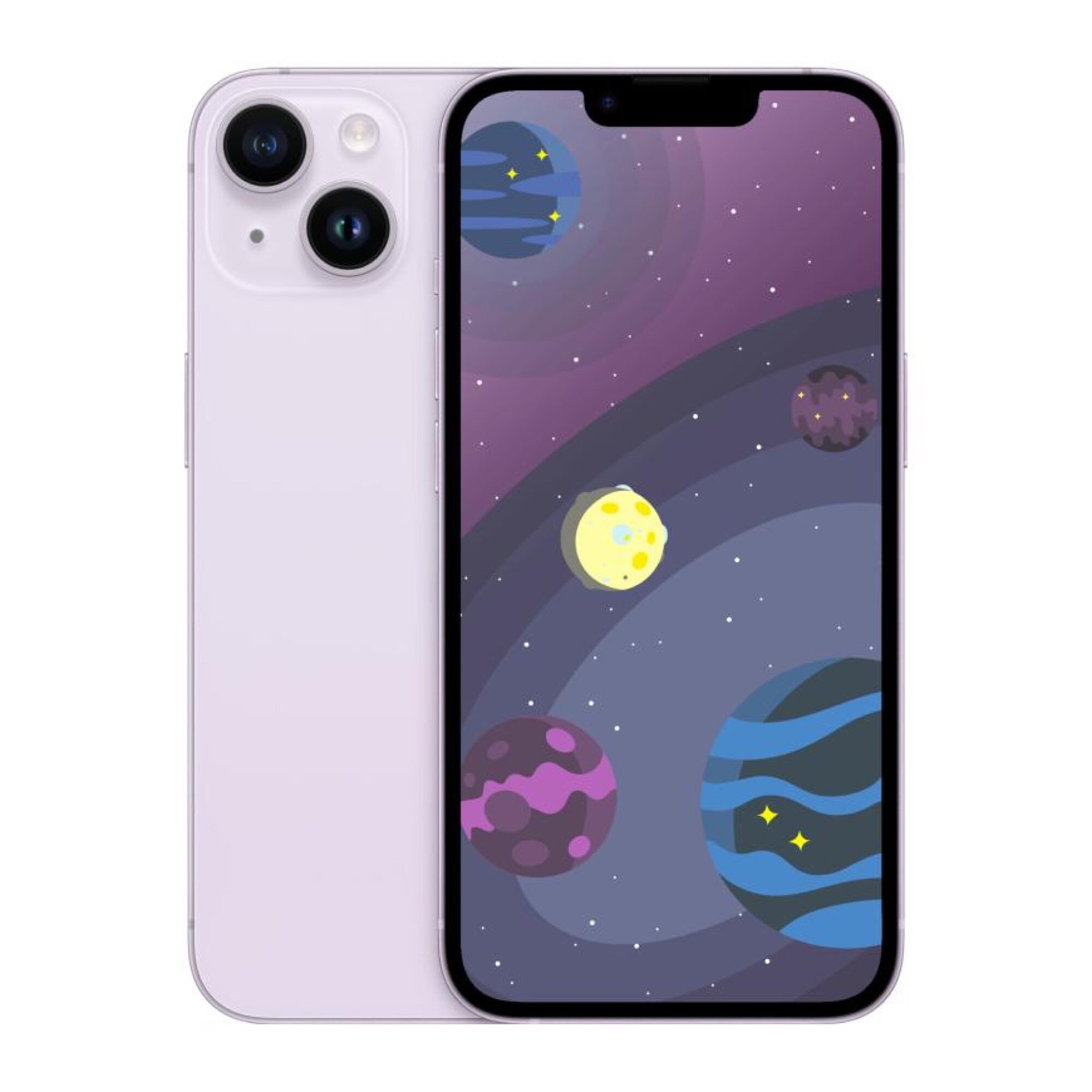 Смартфон Apple iPhone 14 128 ГБ, Dual: eSIM, Purple фиолетовый