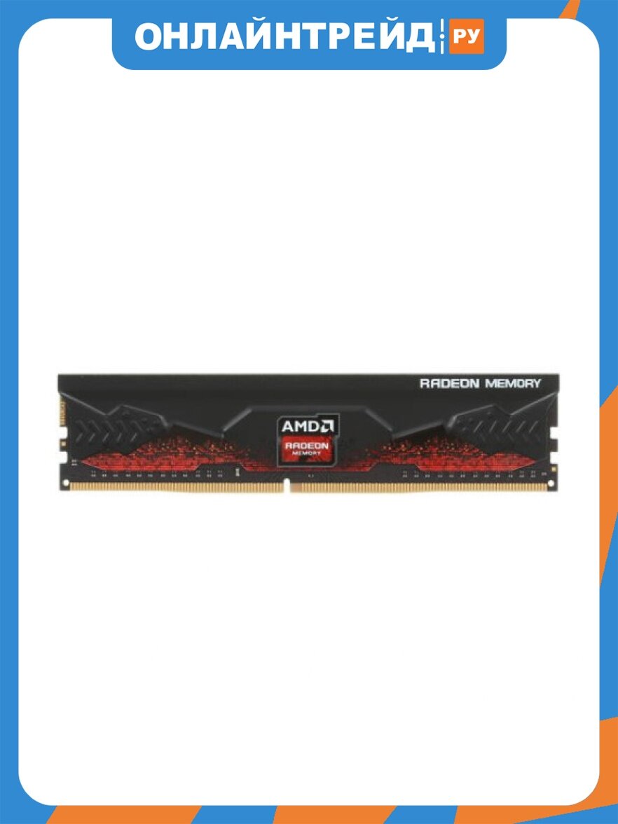Оперативная память Amd DDR4 16Gb 2666MHz pc-21300 R7 Performance Series Black (R7S416G2606U2S)