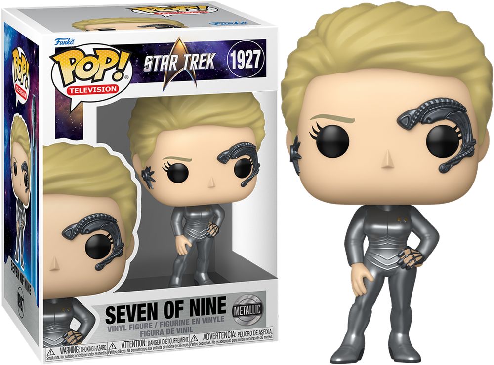 Фигурки Funko Pop TELEVISION - Коллекционная фигурка Seven of Nine (Metallic)/Семь-из-Девяти (металлик) - Фанко 1927