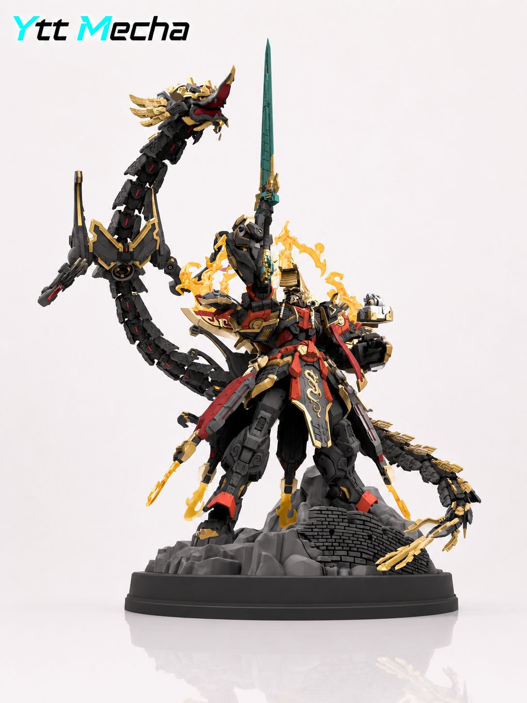 MingJiangZhuang Gundam Первый император Цинь Шихуанди Ying Zheng 1:100, высота 25 см, каркас из сплава, сборная меха-модель, подарок для мальчика