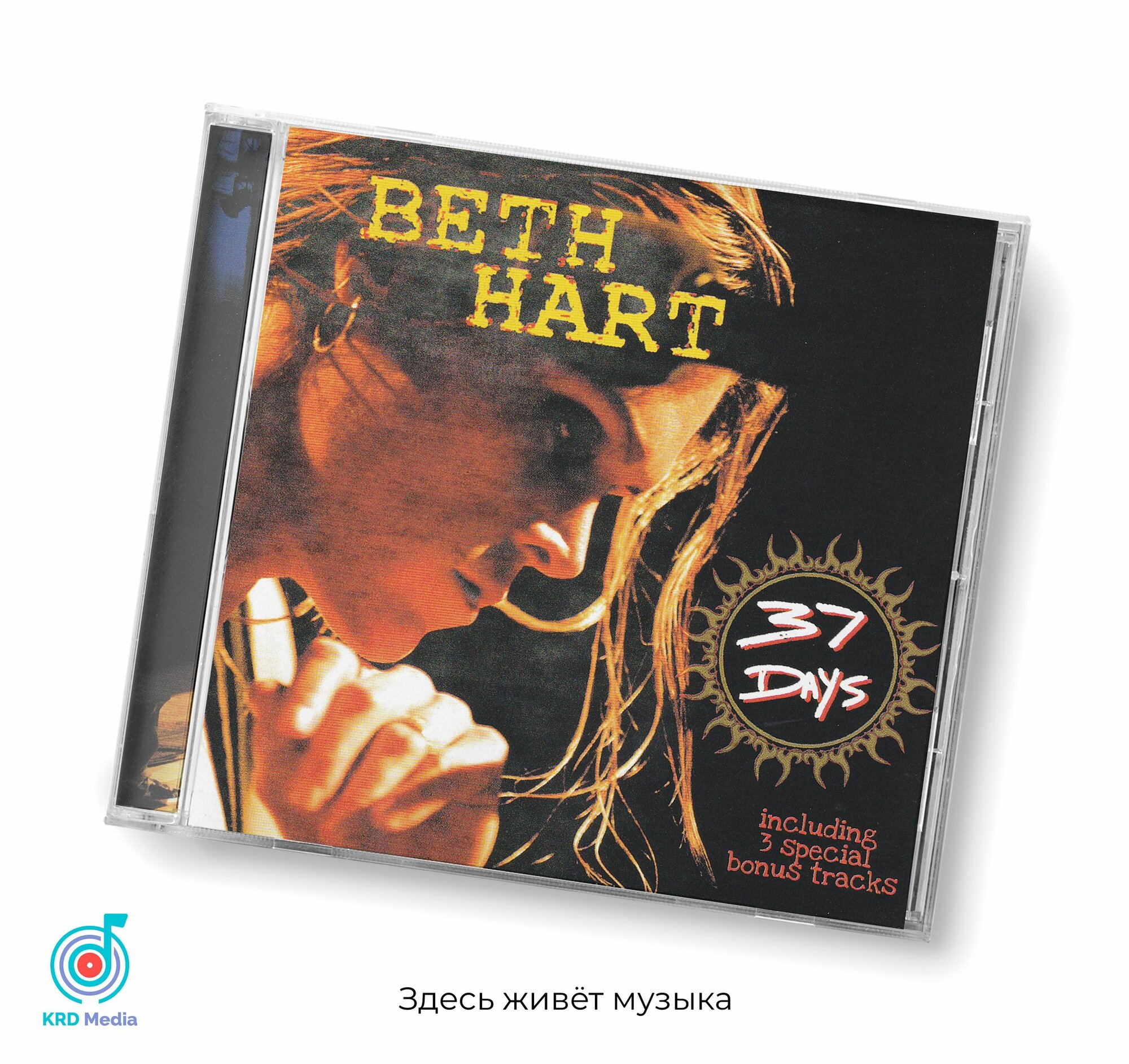 Beth Hart - 37 Days, 2007, 12-page, CD-Аудио