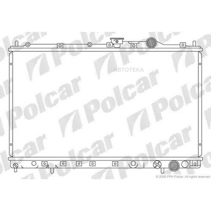 Радиатор охлаждения двигателя POLCAR 5220081