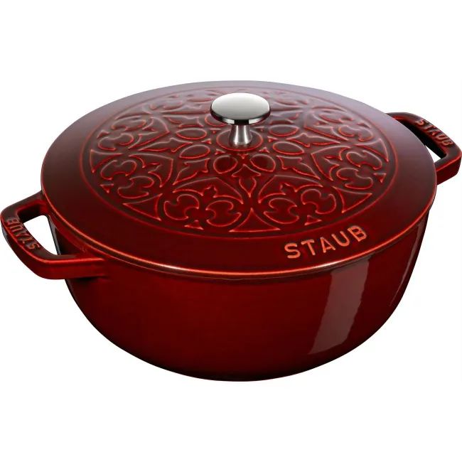 Чугунная кастрюля STAUB La Cocotte Lilia, диаметр 26см, 5 л цвет гренадин, 40502-295-0