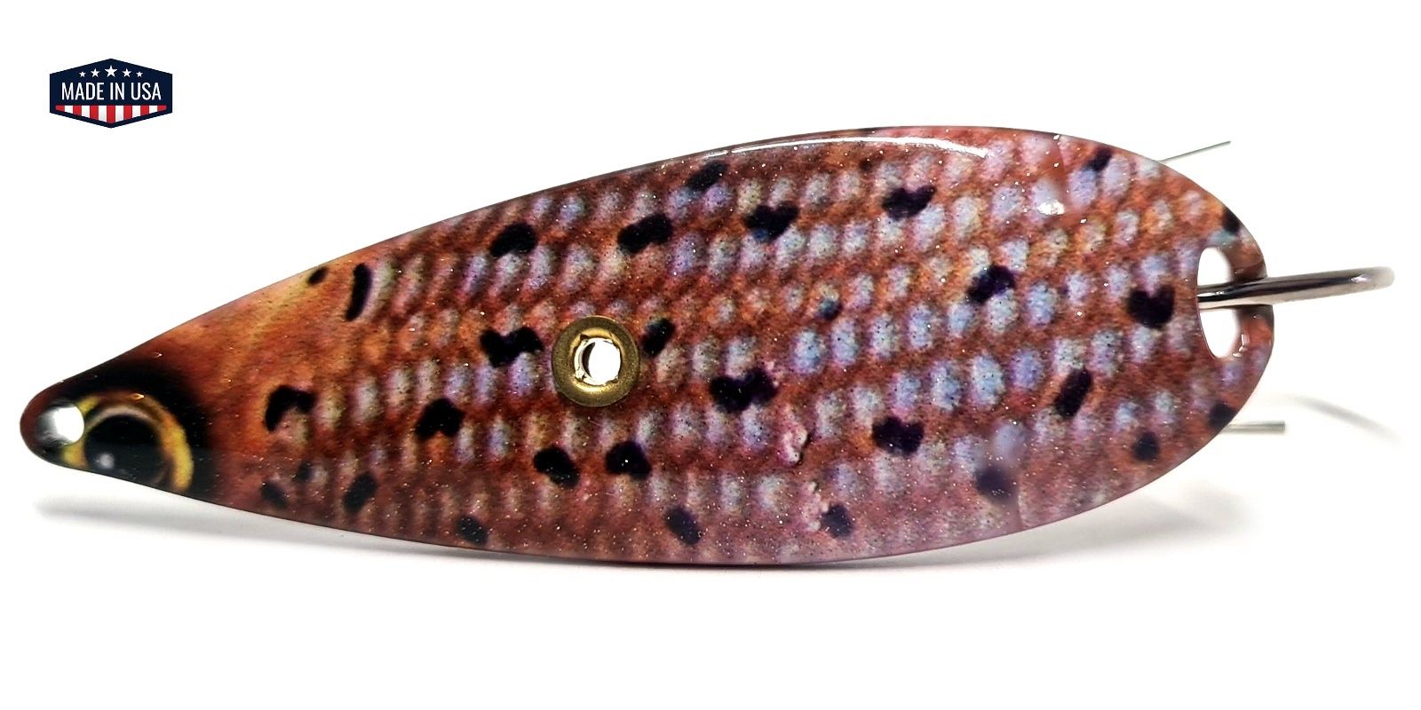 Блесна незацепляйка Pelican Bait FX Weedless Casting Spoon L (73мм, 14гр.) Grayling