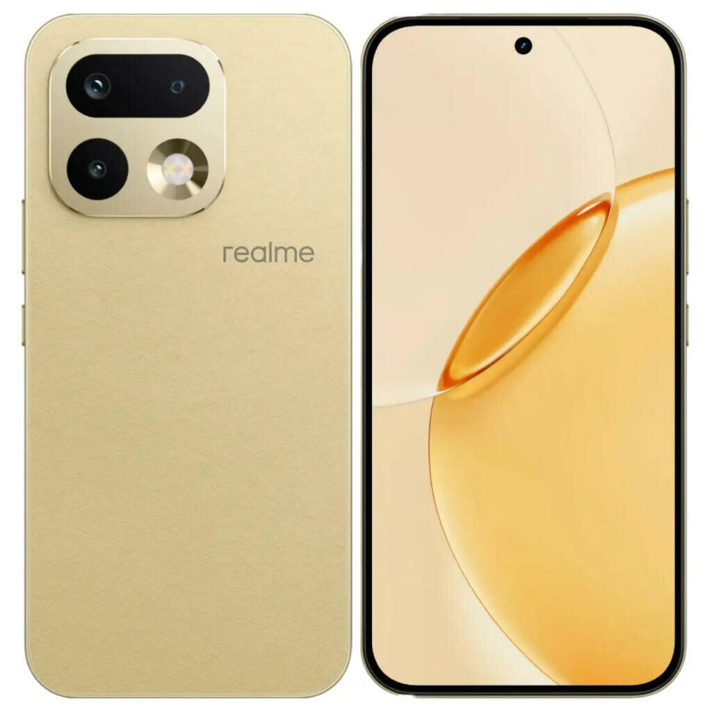 Смартфон Realme 16 Pro, 5G, NFC, 12/512Gb, Master Gold (Золотой)