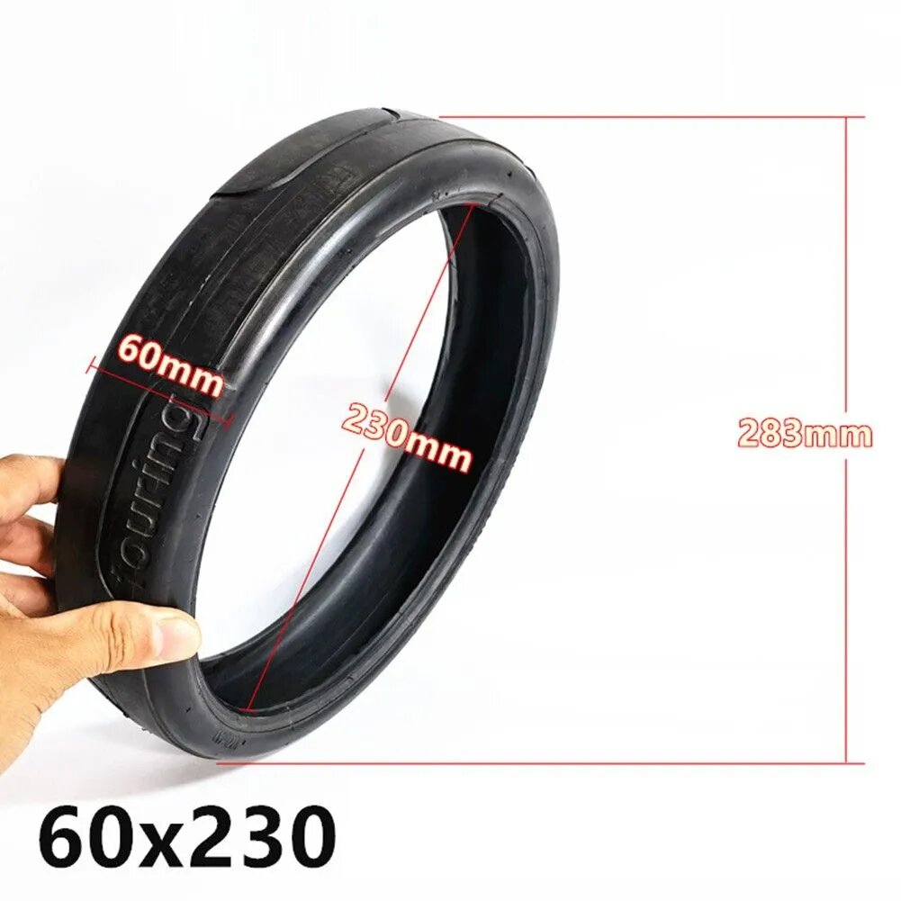 Шина 60x230 для детской коляски, камера 60-230 для трюкового самоката, резина черная