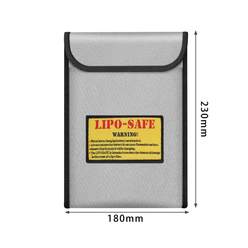 RC LiPo безопасный мешок для зарядки 180x230mm silver