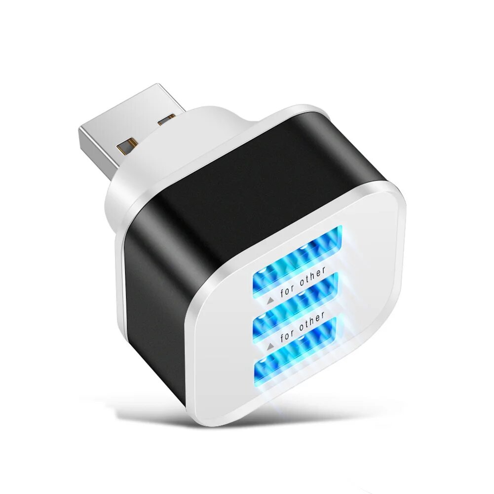 APWIKOGER USB 2.0 HUB 3 портов Black