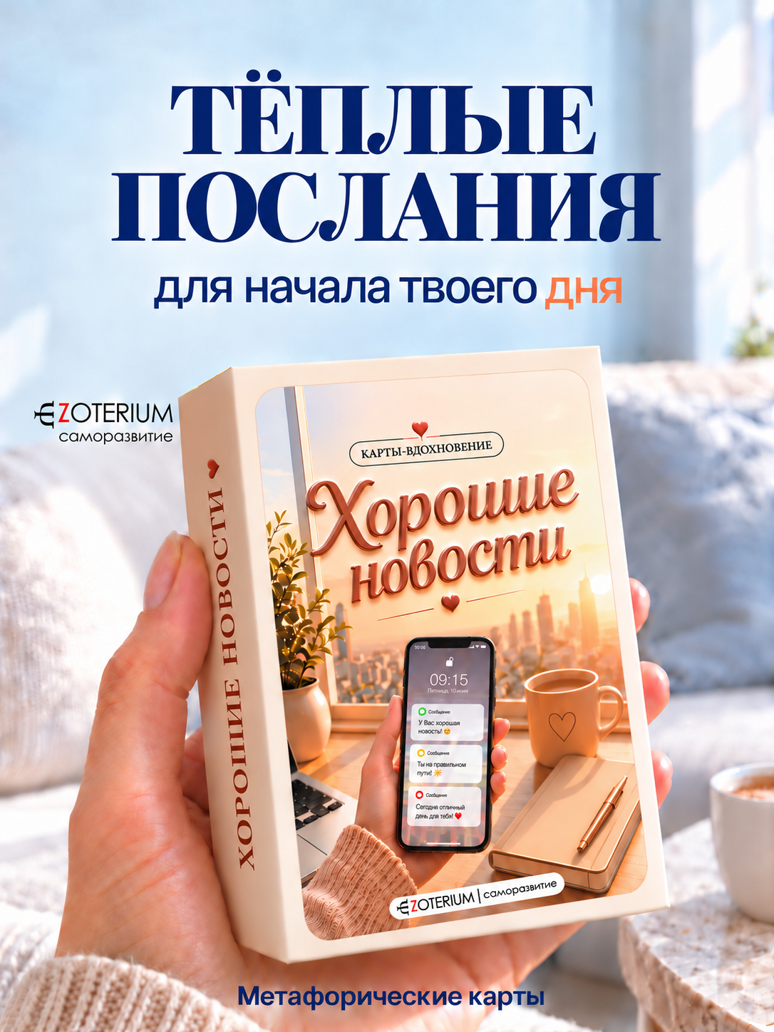 Метафорические карты с посланиями Хорошие новости от EZOTERIUM