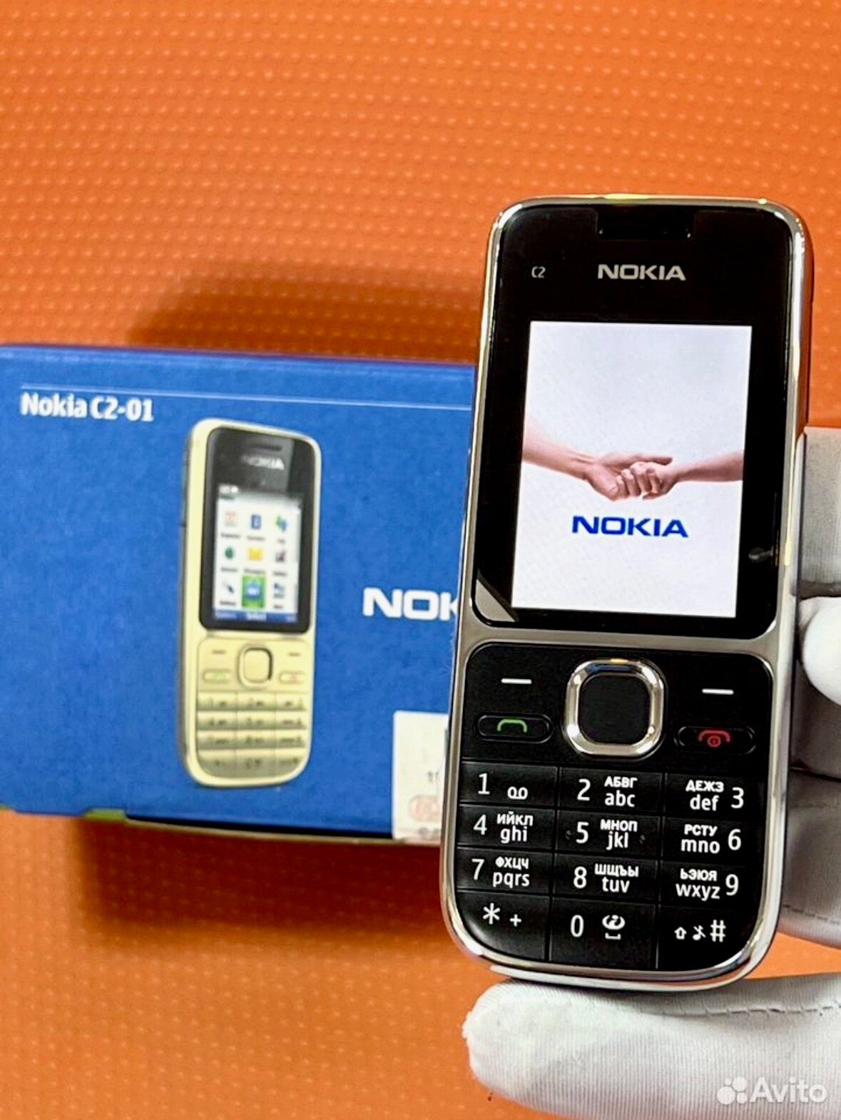 Кнопочный телефон Nokia C2-01, 64 Мб, 3.2 МП, 1020 мАч, 3G, Bluetooth, FM-радио, черный
