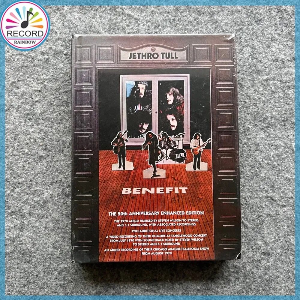 Jethro Tull - Benefit The 50th Anniversary Enhanced Edition 4CD+2DVD 1Z04658 запечатанный совершенно новый альбом