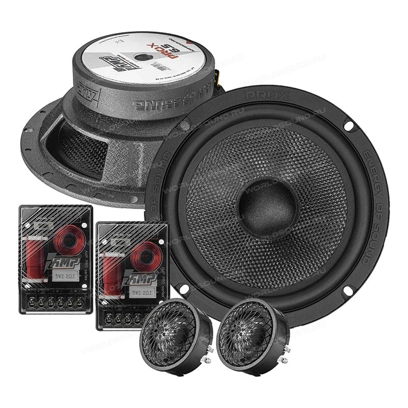 Компонентные колонки для автомобиля AMP PRO X 6.5 Silk Quality (v1) 165мм