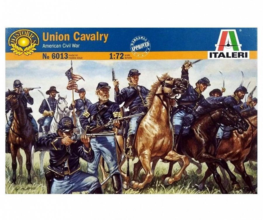 Сборная модель солдатики union cavalry (american civil war) Масштаб 1/72 Italeri Арт. 6013ИТ