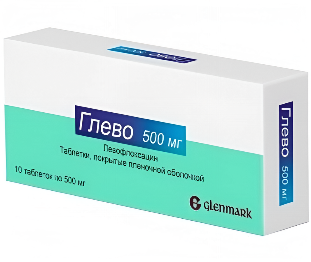 Глево, таблетки покрыт. плен. об. 500 мг, 10 шт.