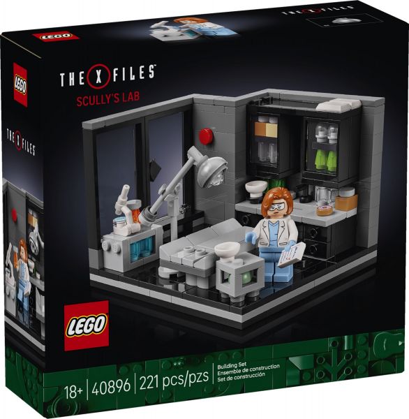 Lego 40896 Ideas Секретные материалы: Лаборатория Скалли