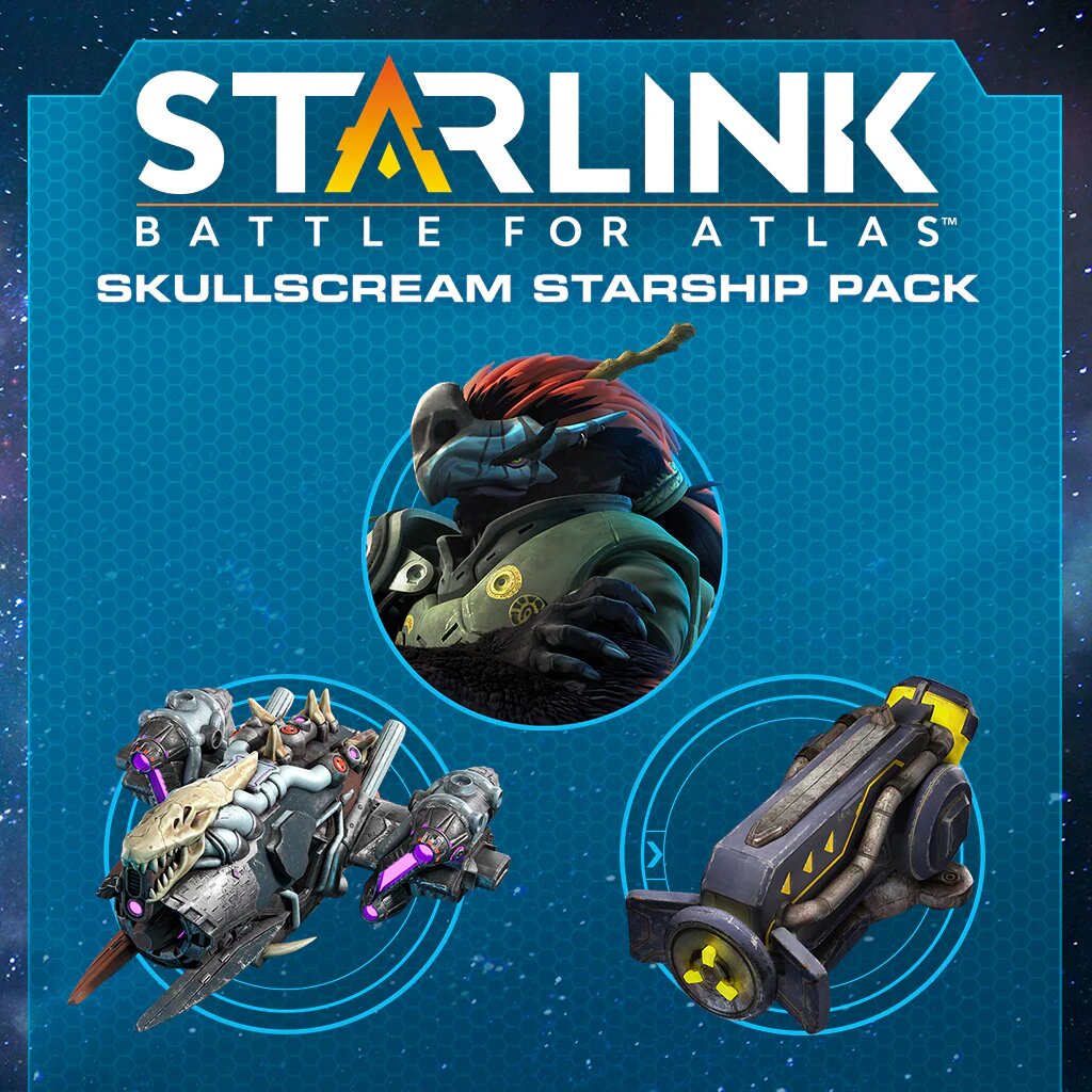 Дополнение Starlink: Battle for Atlas - Skullscream Starship Pack, цифровое издание PlayStation 4, регион Индонезия / код пополнения баланса