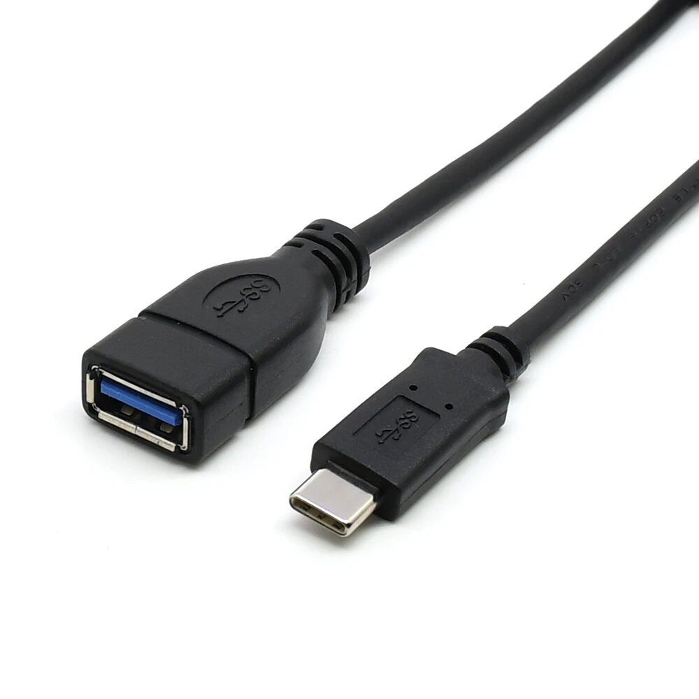 1 м 3 фута USB3.1 USB C OTG кабель Type c штекер для USB3.0 гнездовой Кабель-адаптер для передачи данных