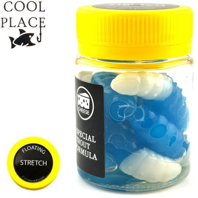 Форелевые приманки Cool Place Stretch Floating HOG 45мм (7шт/уп), плавающие с сырным запахом