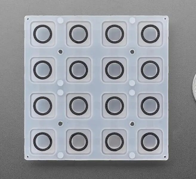 Си silicone elastomer 4x4 button keypad 4x4 Keypad 1611