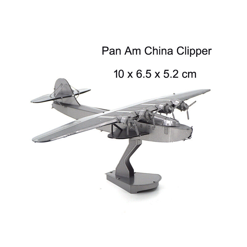 3D металлический пазл самолет China Clipper модель сборная игрушка модель подарок