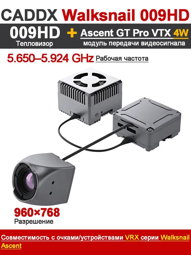 CADDX Walksnail 009HD 960x768 тепловизионная FPV камера