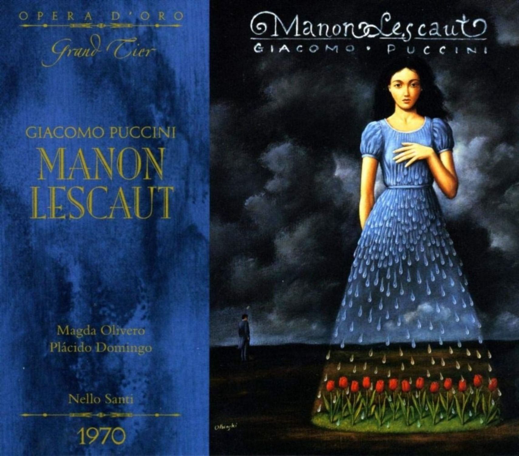 Музыка CD LACIDO DOMINGO, NELLO SANTI - PUCCINI Manon Lescaut OPERA D'ORO, New ,