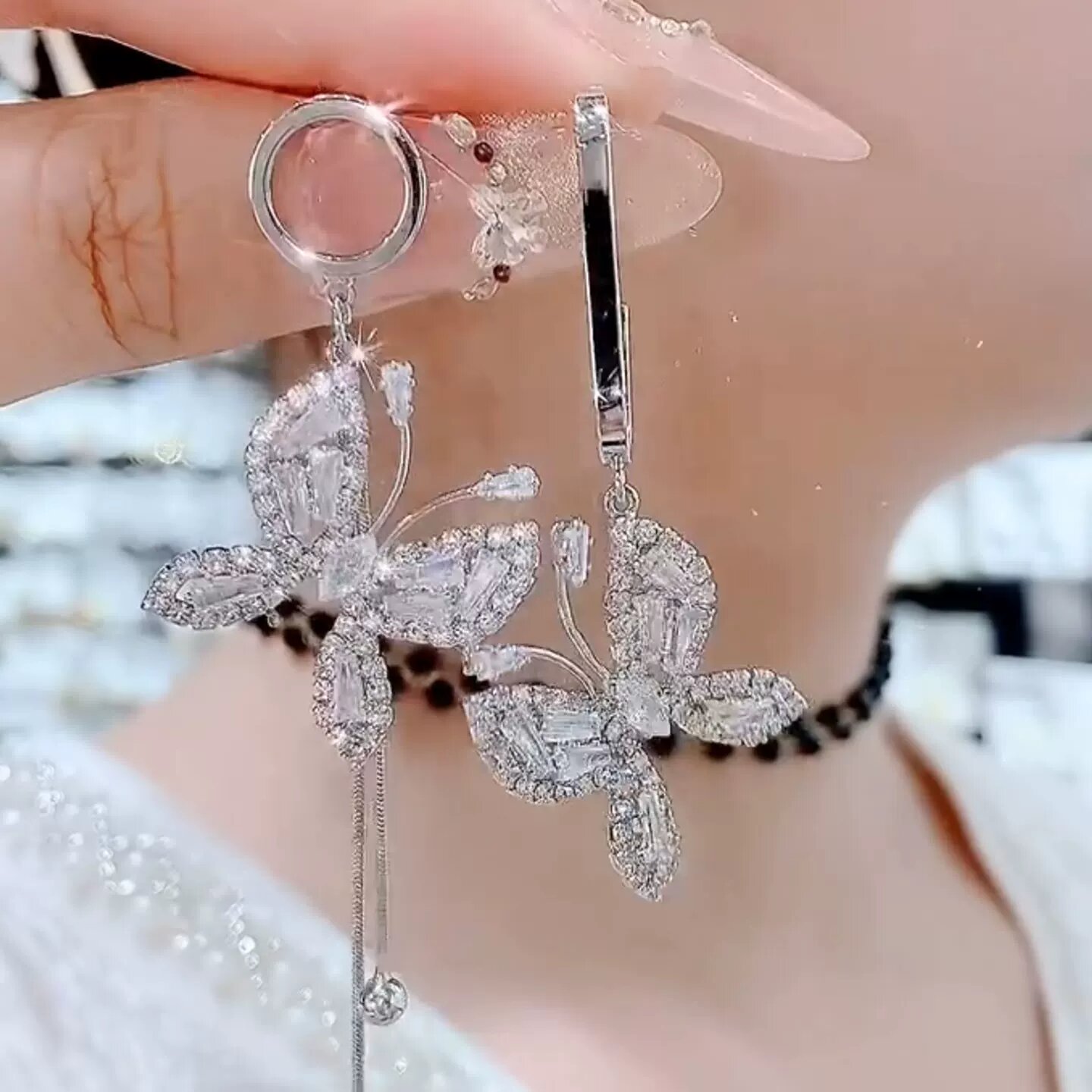 Серьги Далия
