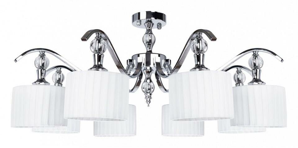 Люстра Arte Lamp Ibiza A4038PL-8CC цвет плафона подвески Белый, цвет арматуры Прозрачный, Хром
