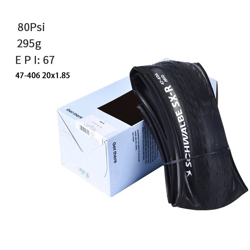 SCHWABLE Kojak One SX-R шина для складного велосипеда 20 дюймов Черный, 1pc SXR 20x1.85