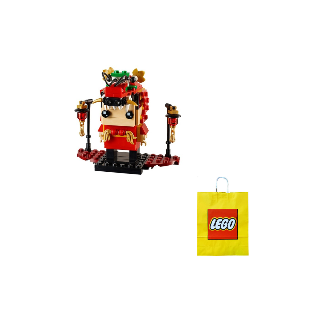 LEGO Квадратные головы Дракон Танцовщица Конструкторы 170 шт. 40354