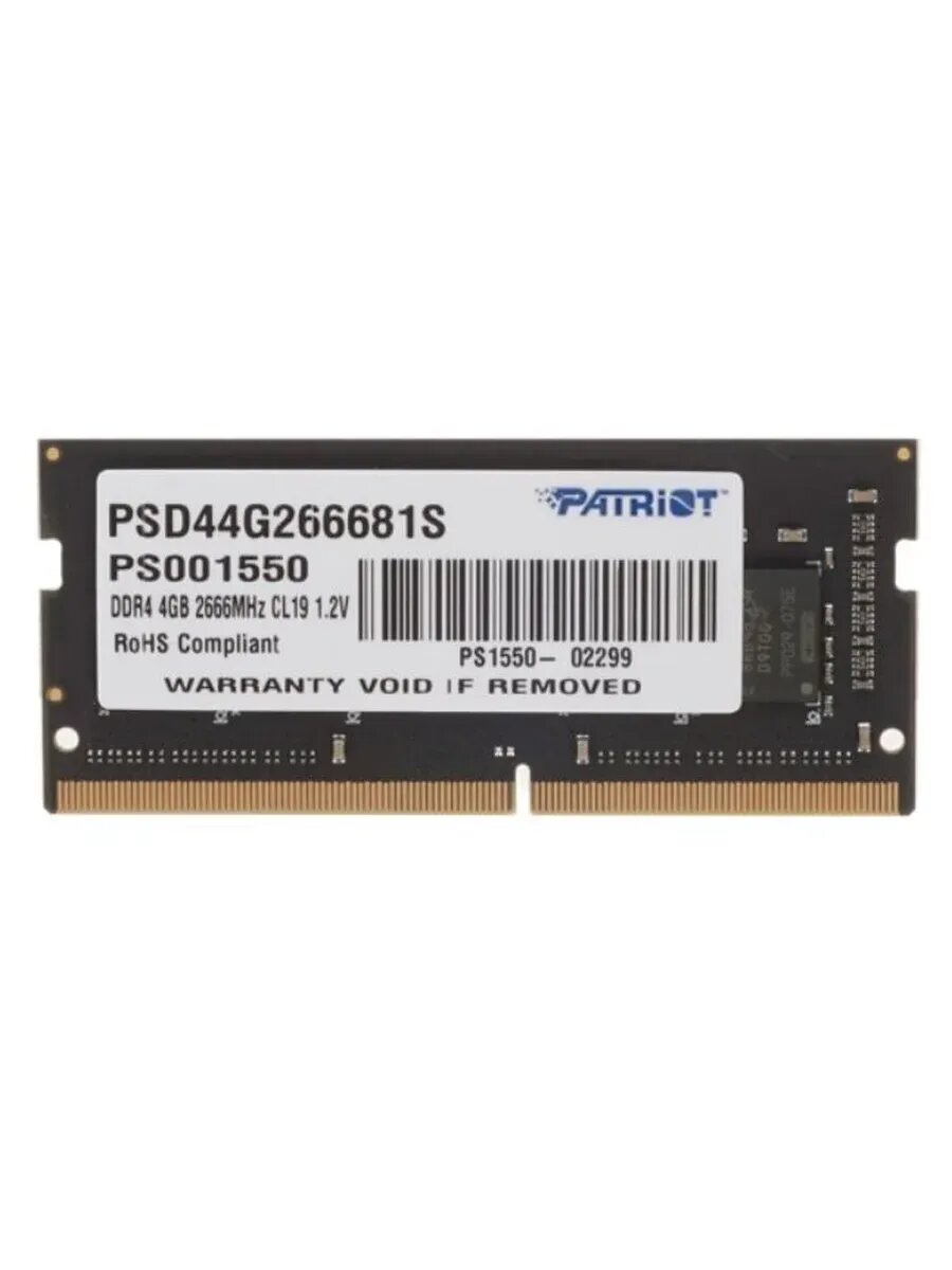 Оперативная память Signature Line PSD44G266681S 4 ГБ SO-DIMM DDR4, 2666
