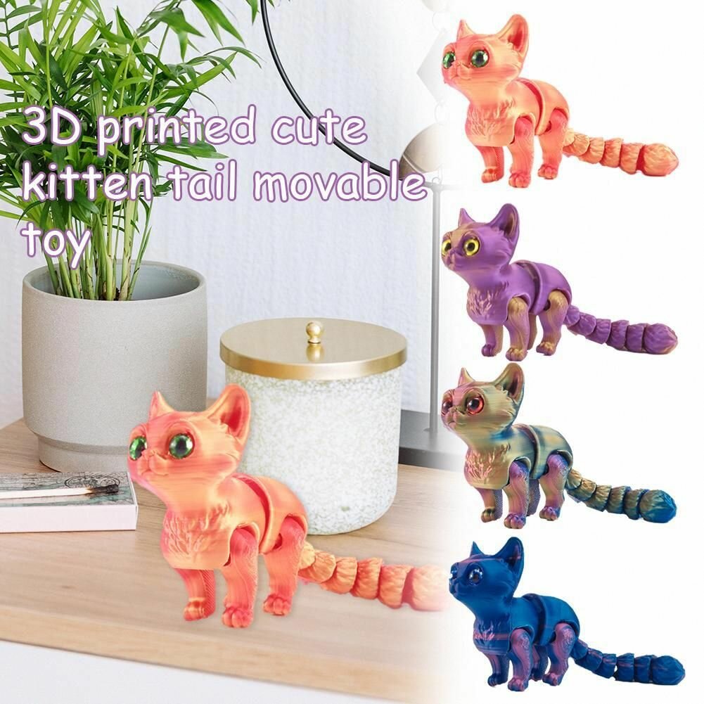 3D - принтер Котенок с хвостом может перемещать игрушки — фото 1