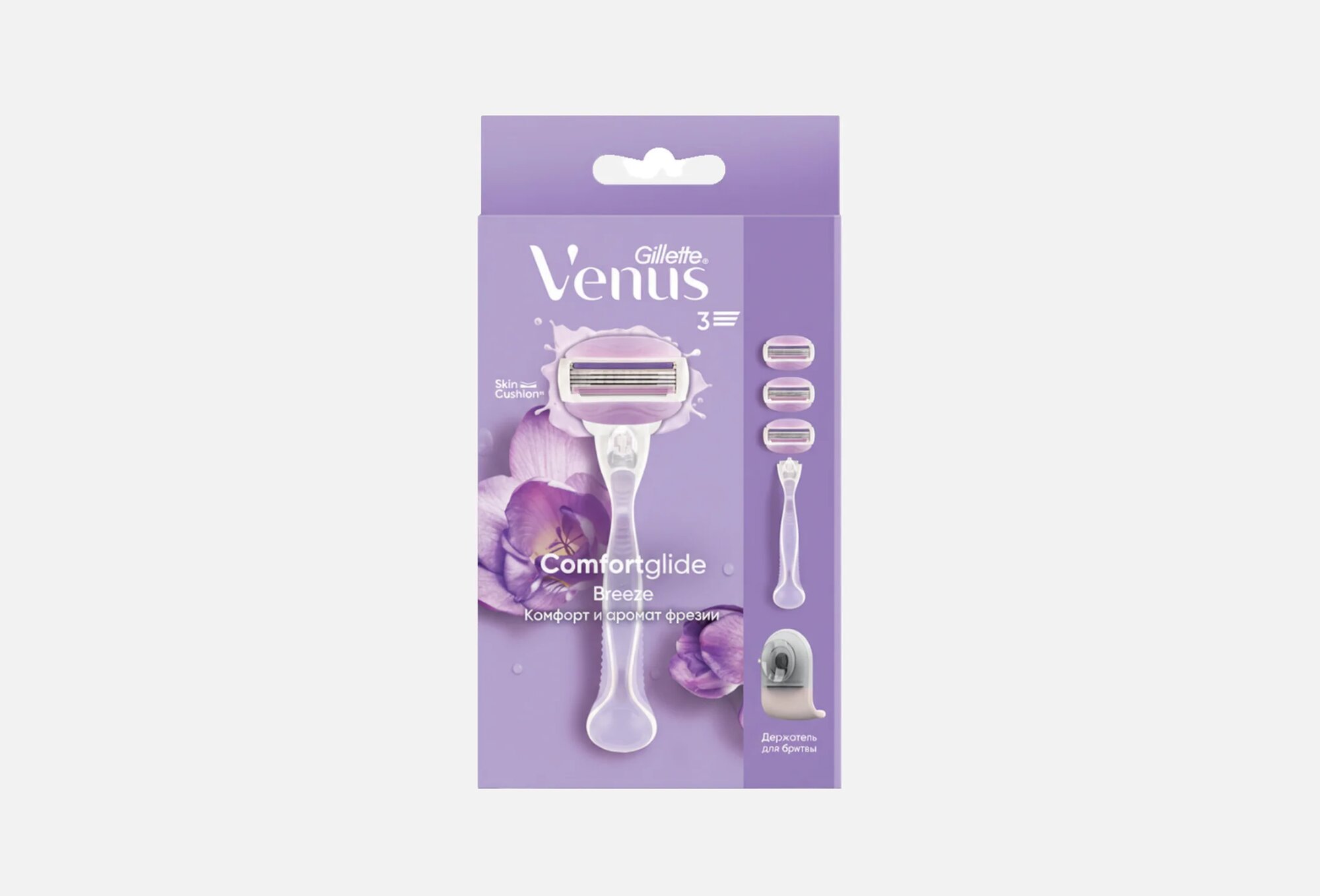 Gillette Venus с 1 сменной кассетой, +2 сменные кассеты, +подставка Бритва 1шт