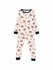 Пижама Petit Bateau, размер 128, бежевый/белый