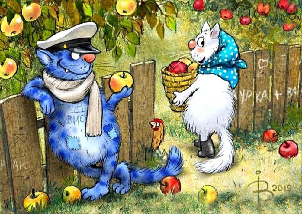 Алмазная Мозаика 50Х70cm,/Rina Zenyuk Blue Cats/без рамы. Отлично подходит для дома, украшения, подарков, Рождества.