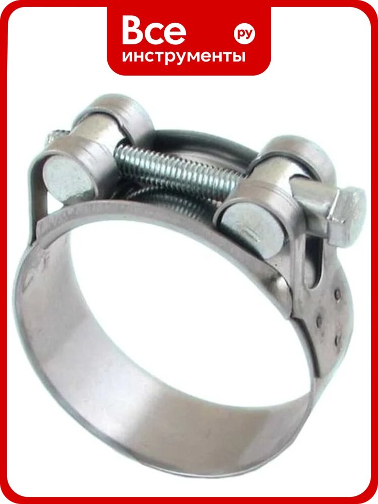 Хомут силовой Мир Хомутов робуст 60-63 мм, W4, в упаковке 2 шт. SIL60-63RB44(2)