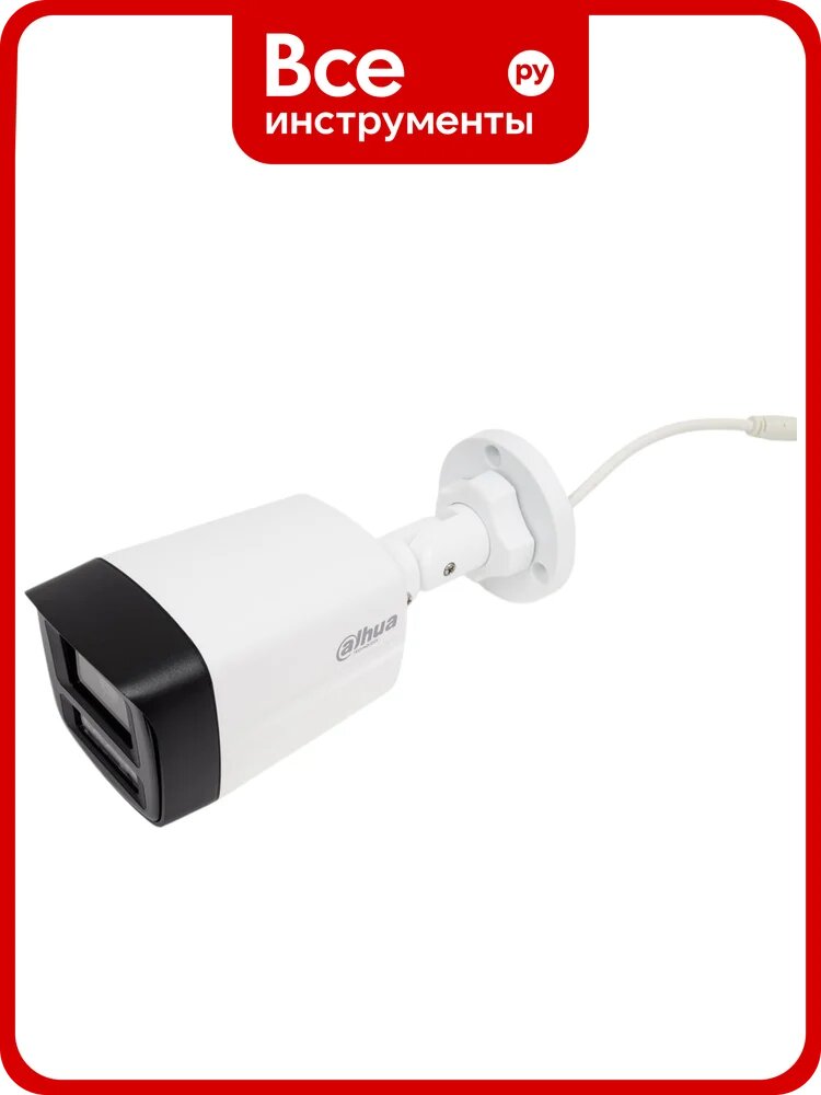 Уличная ip-камера с фиксированным объективом DAHUA DH-IPC-HFW1239TL1P-A-IL-0280B, IP67 защита, PoE питание