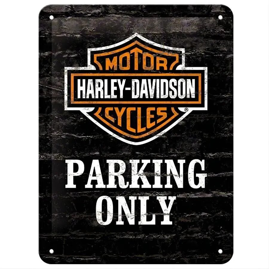 Harley Davidson, табличка металлическая, постер на стену табличка металлическая, постер на стену30x20cm