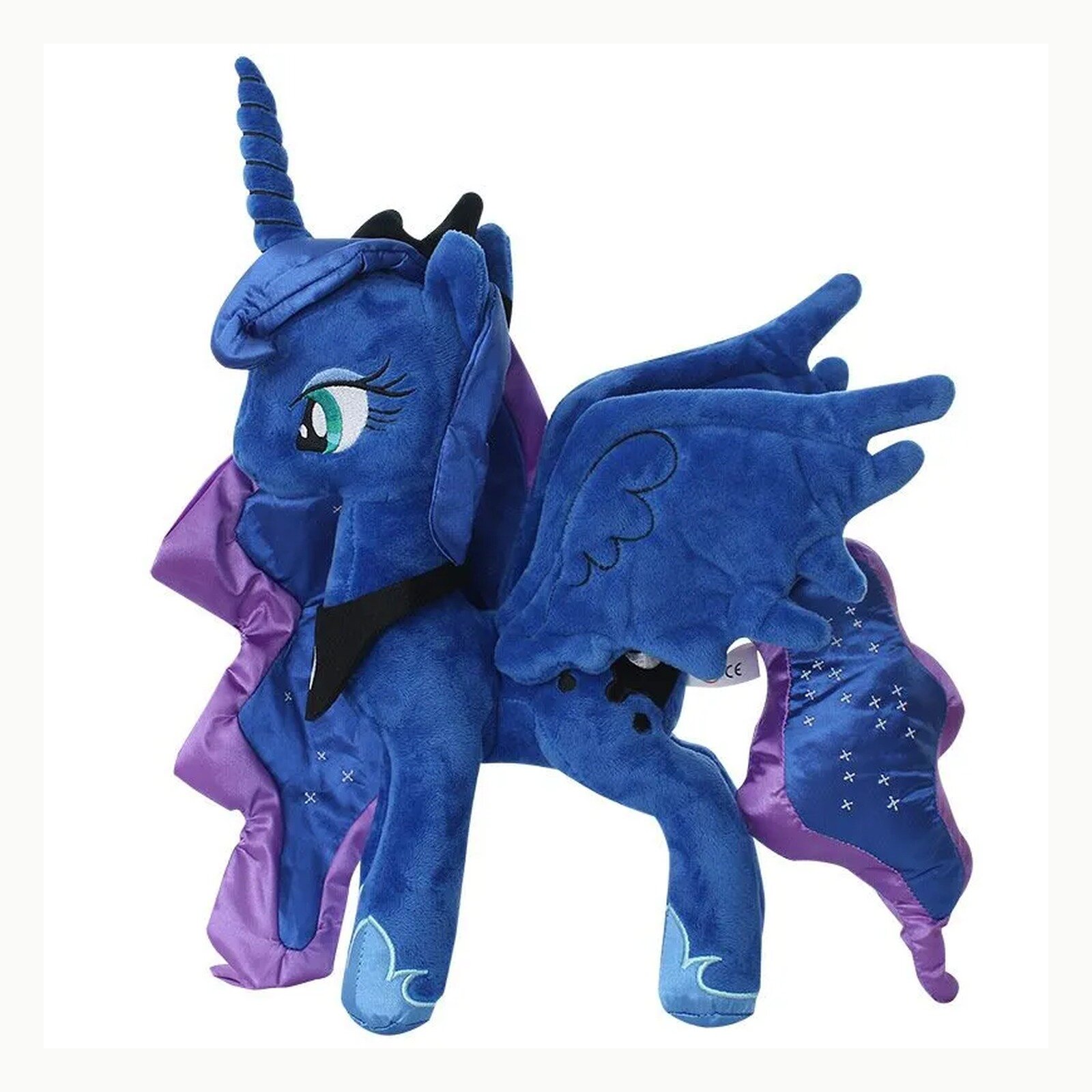 Мягкая игрушка My Little Pony Принцесса Луна, 31 см, плюшевая, синяя, игрушка для девочек и мальчиков