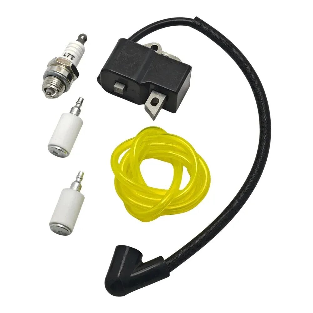 Катушка зажигания для HUSQVARNA 125E 125C 125L 125R 125RJ 128R 128LD 128C 128CD Свеча зажигания Комплект топливного фильтра Триммер кусторез