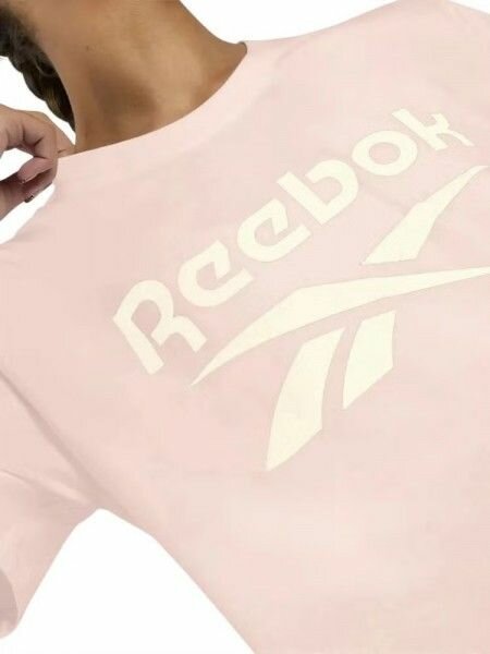 Футболка спортивная Reebok, размер S, розовый — фото 1