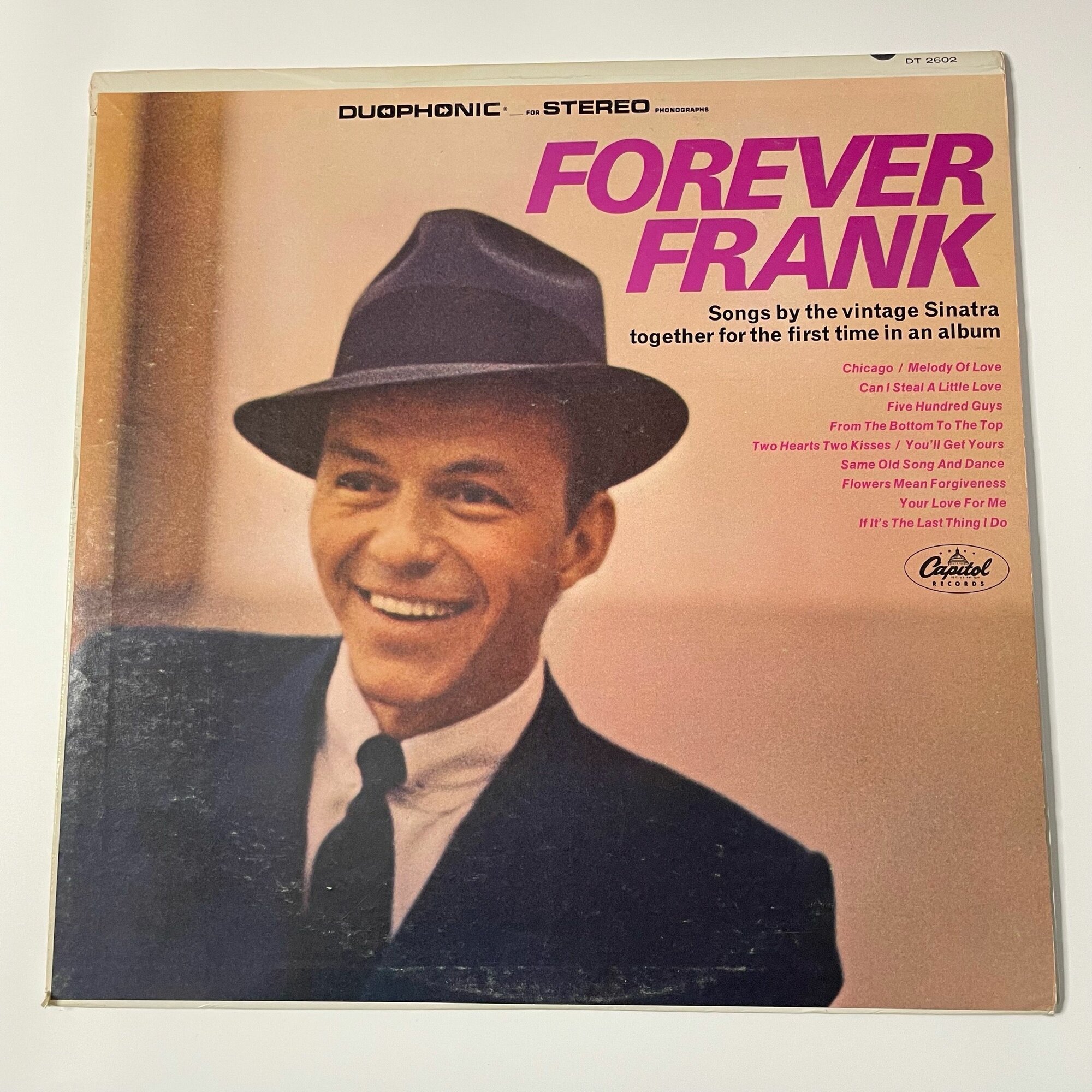 Винтажная виниловая пластинка LP Frank Sinatra Forever Frank (США 1966)