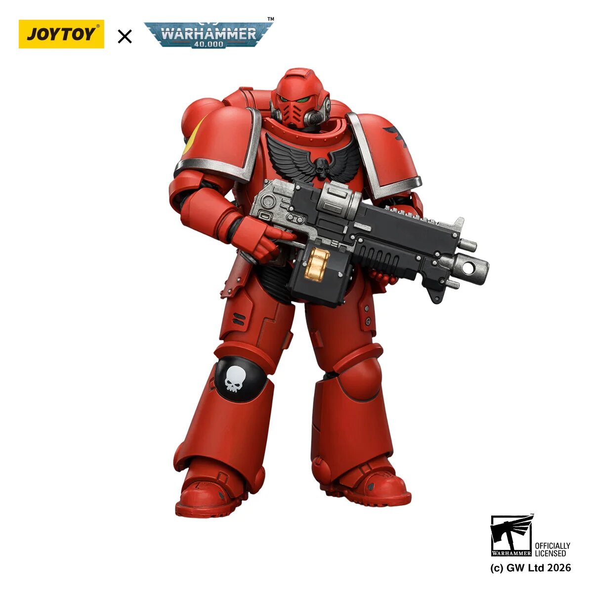 JOYTOY Warhammer 40K Intercessor, красный, Blood Angels