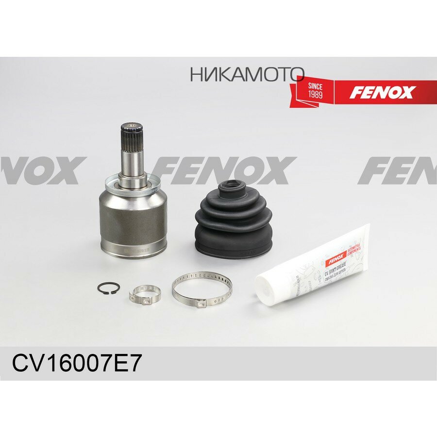 FENOX CV16007E7 Шрус внутренний, трипоидный смазка, крепеж