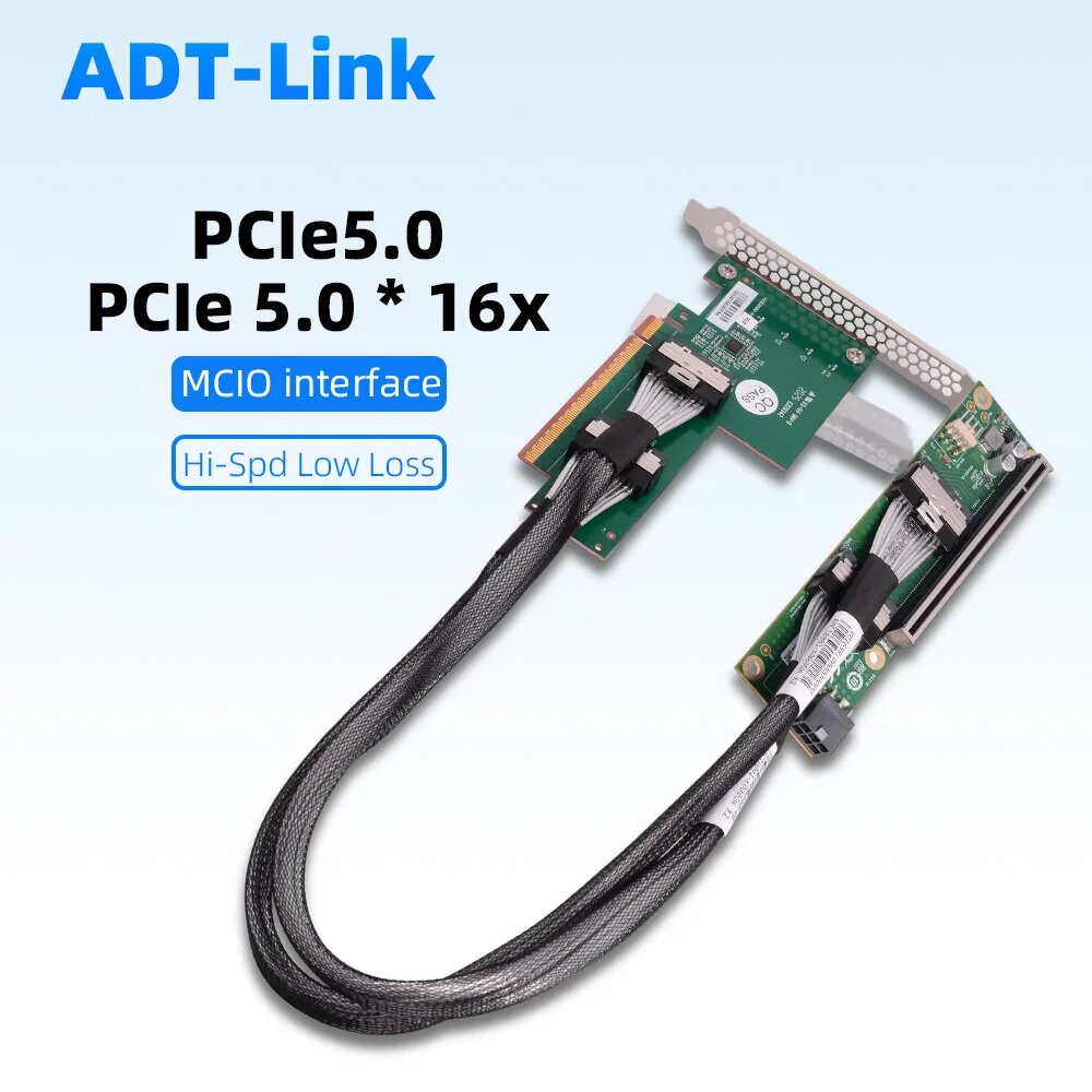 Райзер PCI-E 5.0 X16(1u) Pcie5.0 — фото 1