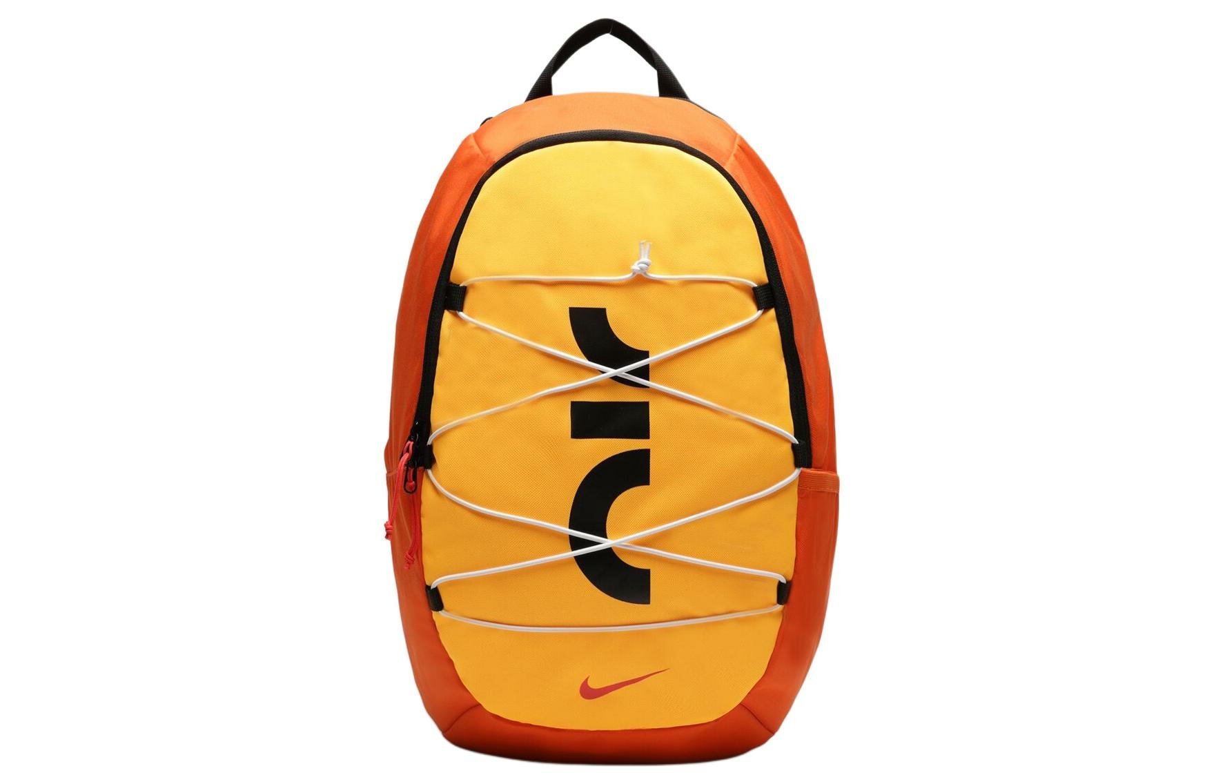 Рюкзак унисекс Nike Air 21L, orange & yellow, 21 литр, легкий, стильный, для повседневного ношения